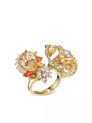 ANABELA CHAN 18kt Gold Vermeil Multi-stone And Diamond Ring - Yellow