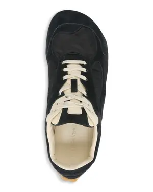 Bottega Veneta Orbit Flash Lace Up Sneakers - Nero
