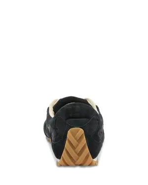 Bottega Veneta Orbit Flash Lace Up Sneakers - Nero