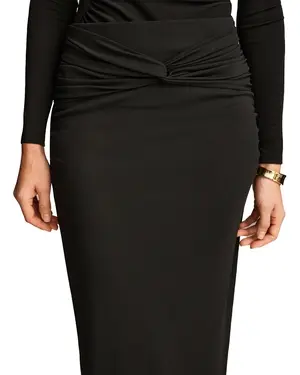 Donna Karan New York Twist Waist Skirt