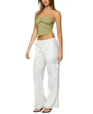 EDIKTED Abstract Ring Tube Top