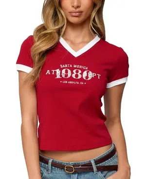 Edikted Short Sleeve T-shirts For Women