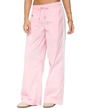 EDIKTED Annabella Nylon Track Pants - Light-pink