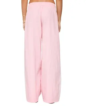 EDIKTED Annabella Nylon Track Pants - Light-pink