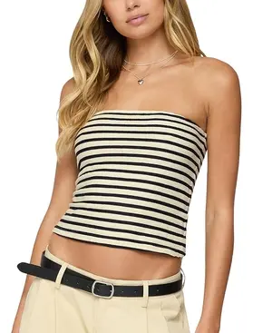 EDIKTED Odora Striped Tube Top