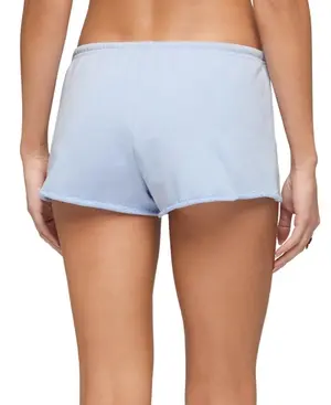 EDIKTED French Terry Shorts - Light-blue