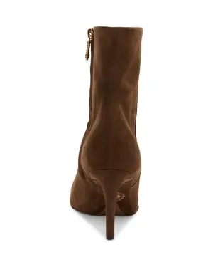 Dolce & Gabbana Pointed Booties - Rust