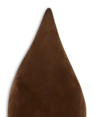 Dolce & Gabbana Pointed Booties - Rust