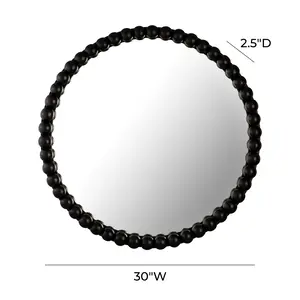 TOV FURNITURE Baria Round Mirror