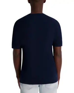 Karl Lagerfeld Paris Waffle Knit Textured Tee