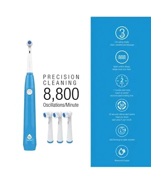 PURSONIC Usb Rechargeable Rotary Toothbrush