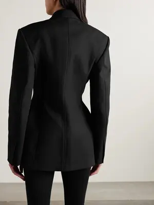 Wardrobe.NYC Contour Cotton-twill Blazer