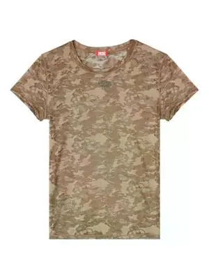 DIESEL® Camouflage Print T-shirt - Neutrals
