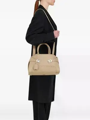 FERRAGAMO Hug Stud-embellished Tote Bag