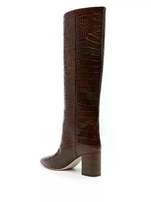 Paris Texas Anja 70mm Crocodile-effect Boots