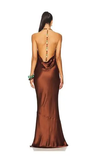 Retrofete Finley Dress - Chestnut