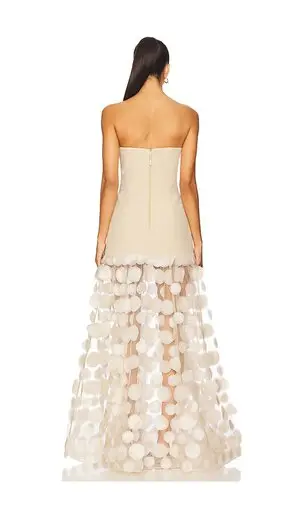 BRONX BANCO Harper Strapless Gown