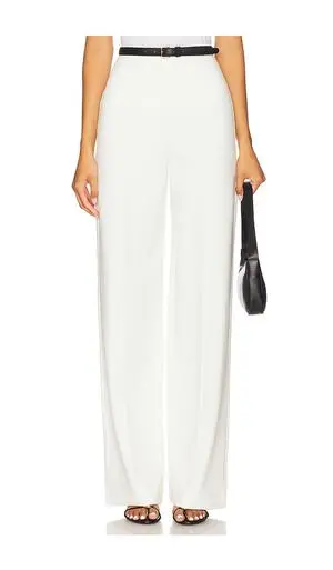 RIPLEY RADER Ponte Knit Straight Leg Pants - Off-white