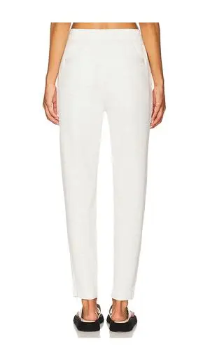 Varley Slim Zip Hem Pant 29.5 - Ivory Marl