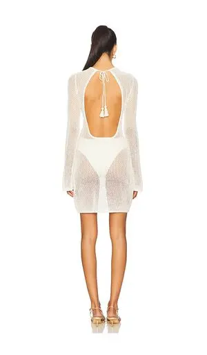 L*Space Cleo Crochet Knit Mini Dress