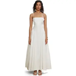 AMUR Aliza Midi Poplin Dress