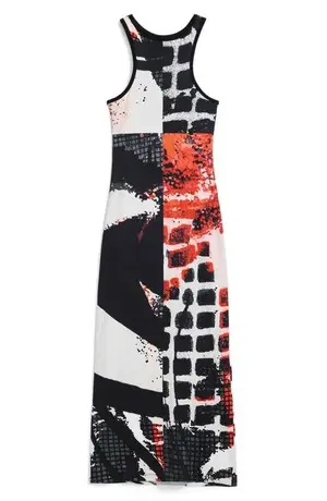 Desigual Printed Racerback Maxi Dress