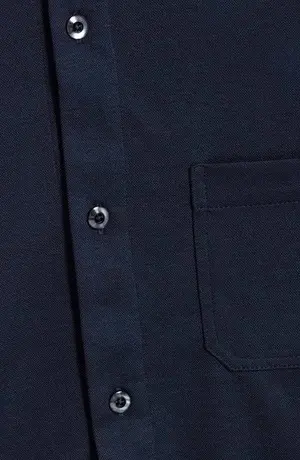 Anatomie Nick Piquet Button-down Shirt - Navy