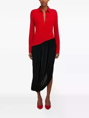FERRAGAMO Asymmetrical Button-up Dress