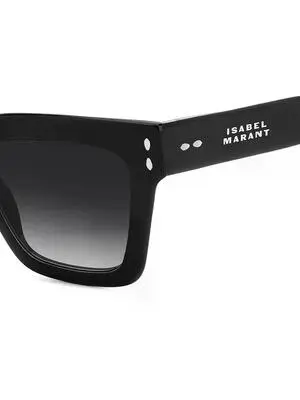Isabel Marant Square Frame Sunglasses - Black
