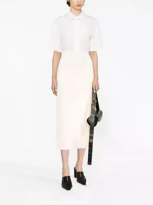 JIL SANDER Wrap Midi Skirt