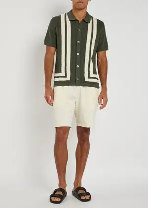 Universal Works Simple Linen-blend Shorts