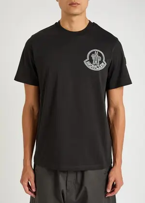 Moncler New Badge Logo-print Cotton T-shirt