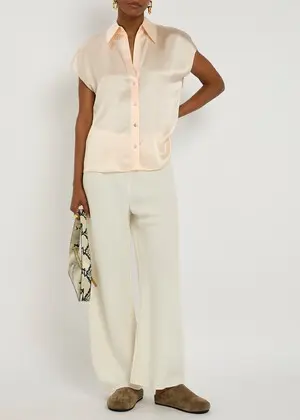 Vince Silk-satin Shirt