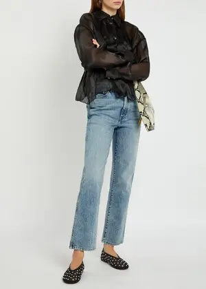Khaite Abigail Straight-leg Jeans - Denim