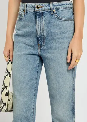 Khaite Abigail Straight-leg Jeans - Denim