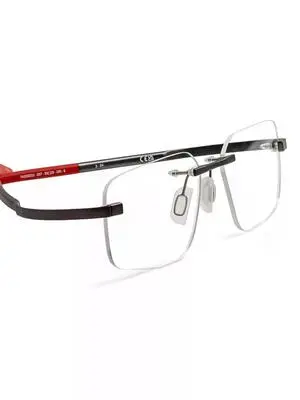 Tag Heuer Th50021u Rimless Glasses - Black