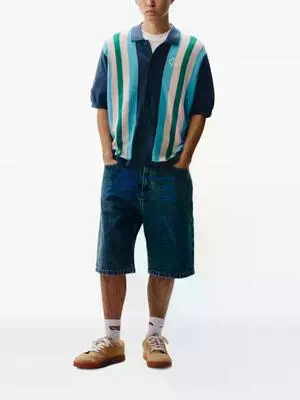 ICECREAM Striped Polo Shirt