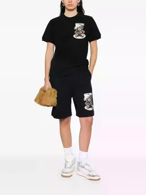 Moschino Bear-print Track Shorts