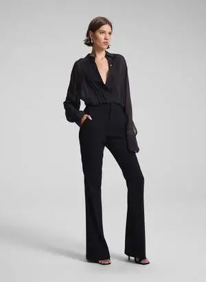 A.L.C. Sophie Stretch Crepe Pant - Black