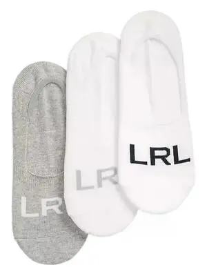 Ralph Lauren Logo-print No-show Socks - White