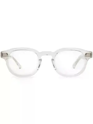 MOSCOT Oval Frame Glasses - White