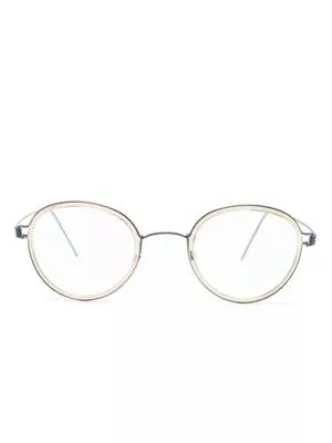 LINDBERG Jackie U16 Round-frame Glasses - Grey