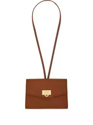 FERRAGAMO Gancini Card Holder Charm - Brown