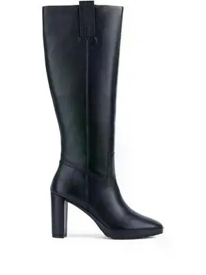 Geox Block Heel Knee High Boots