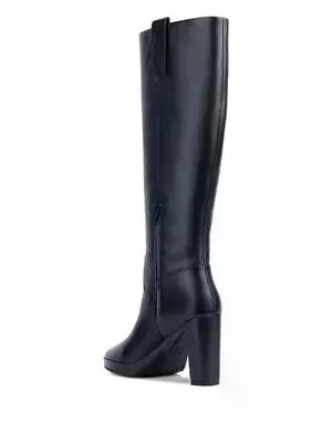 Geox Block Heel Knee High Boots