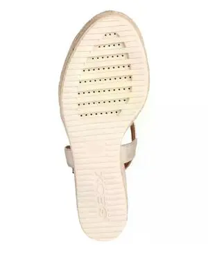 Geox Leather Wedge Espadrilles
