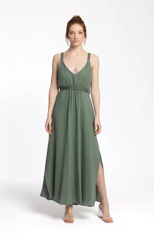 MONLICIA Elinora Maxi Dress - Green