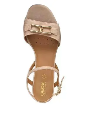 Geox Buckled Block-heel Sandals