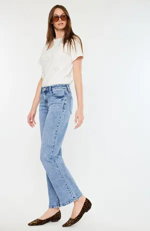 KANCAN Tamia Essentials Mid-rise Straight Jeans