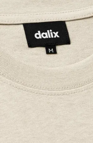 DALIX Lil Matcha Heavy Weight Cotton Tee - Bone
